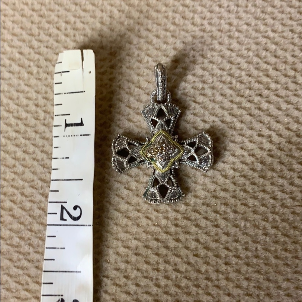 Judith Ripka Signature Collection 18k 925 Pendant - Gem